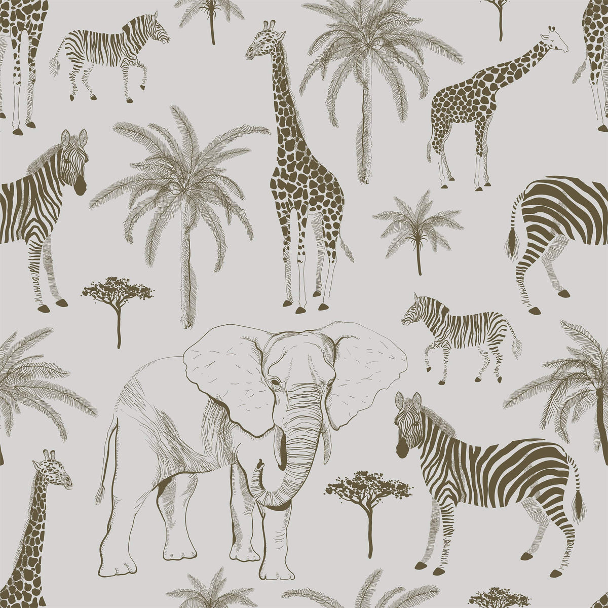 Animal Print Wallpaper | Safari African Wildlife 🐘🦒🦓 – EazzyWalls