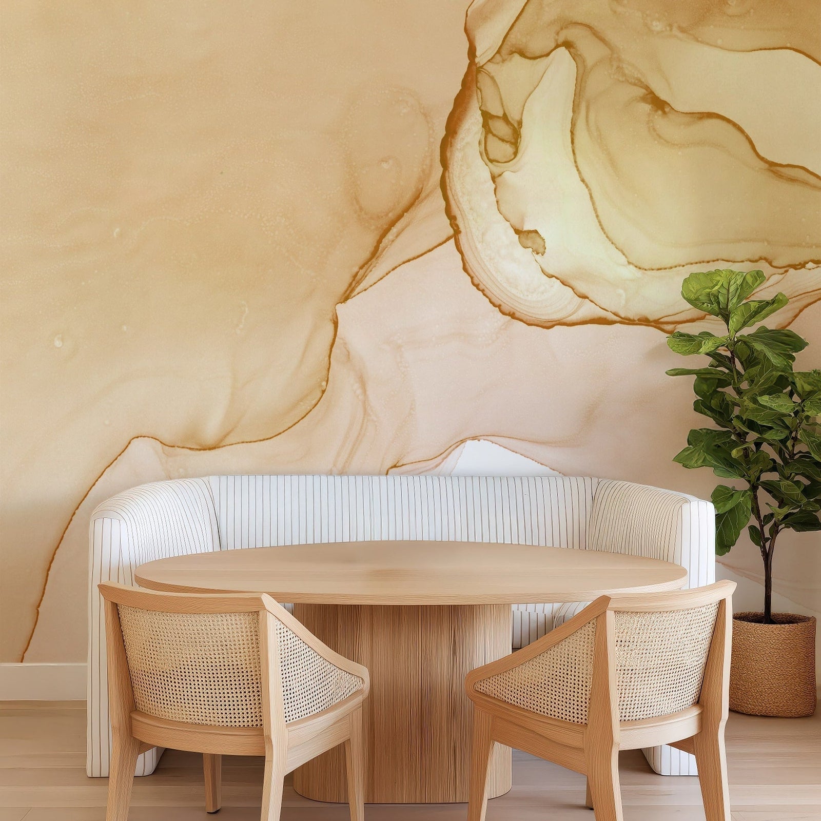 difference between mural and wallpaper