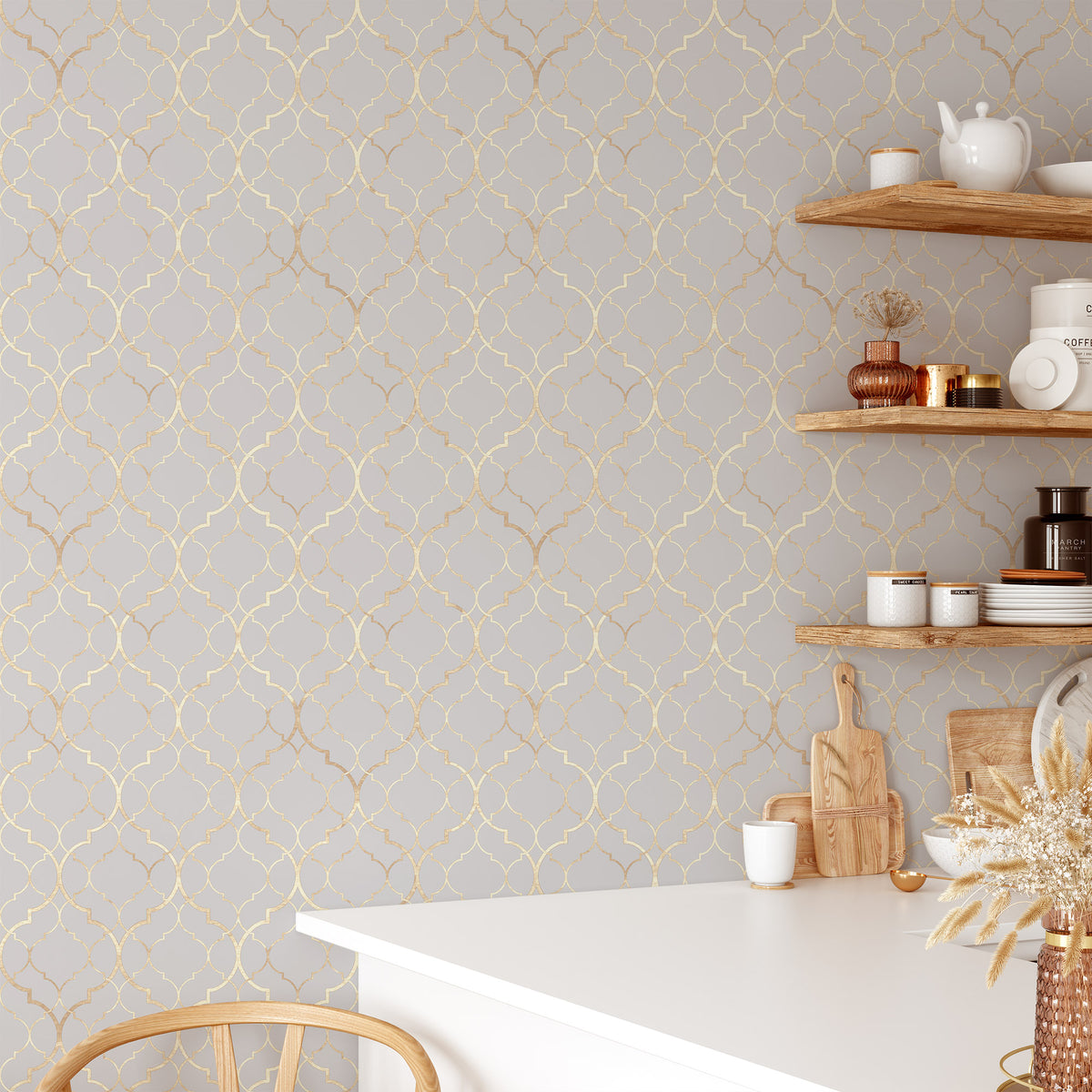 Kitchen Peel and Stick Wallpaper – Wallpaper for Kitchen Walls – EazzyWalls