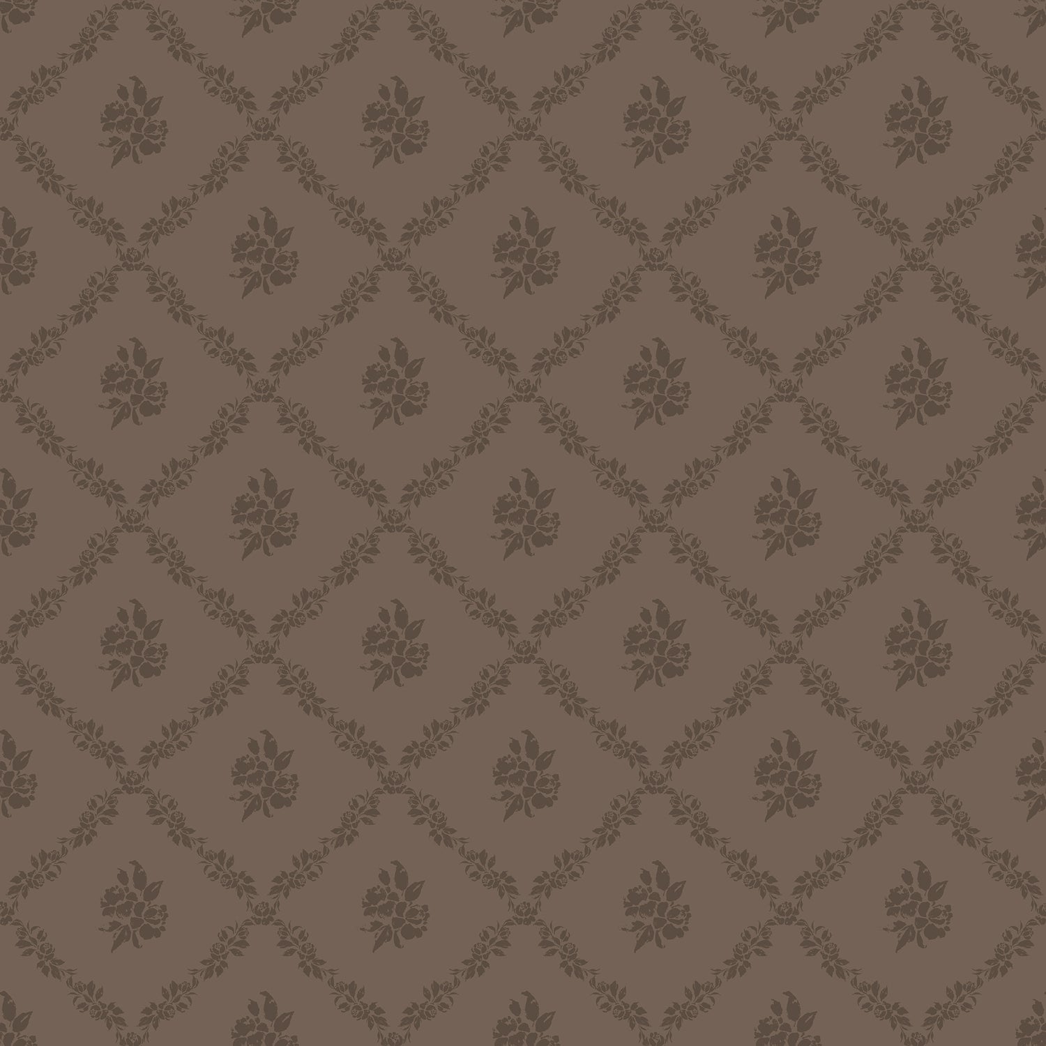 chocolate brown patterned wallpaper