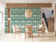 Modern Green Checkered Wallpaper - Peel & Stick and Traditional ...