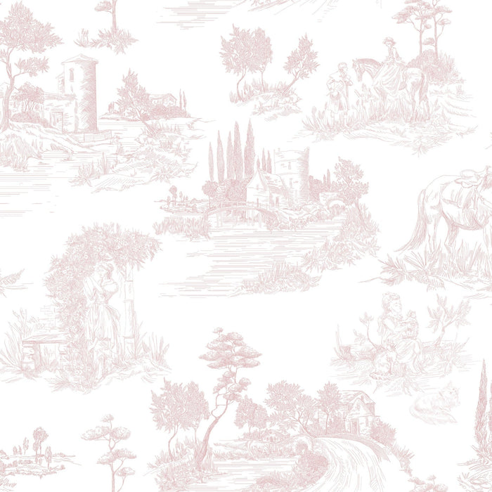 Toile de Jouy Wallpaper: French Country & Modern Styles | EazzyWalls