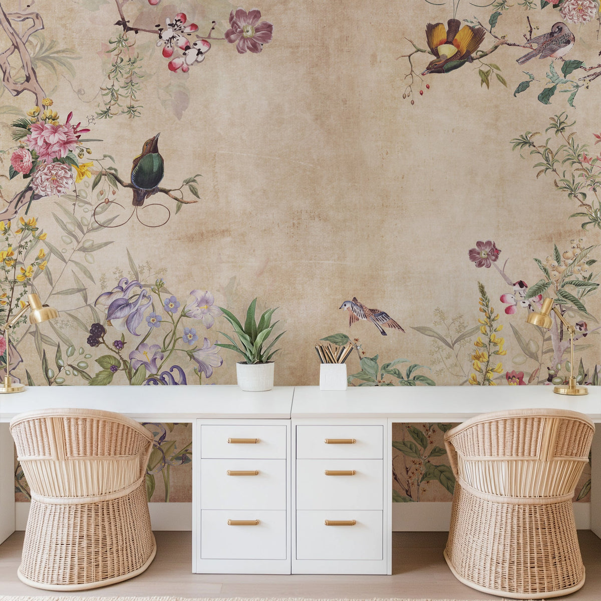 Chinoiserie Wallpaper – Peel and Stick Wall Murals – EazzyWalls